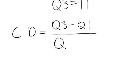 Solved Calculate The Coefficient Of Dispersion In Terms Of Quartile