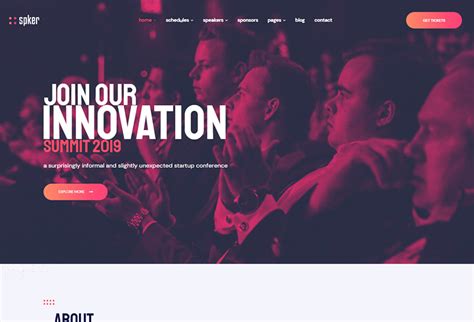 conference meeting and event wordpress themes wp daddy