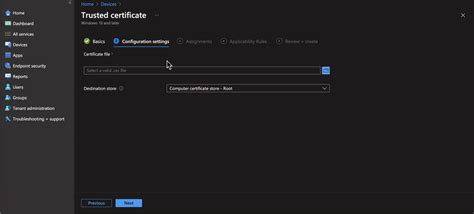 How To Push Securly Ssl Certificate With Microsoft Endpoint Intune