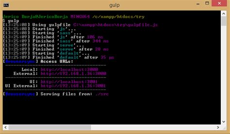 twitter bootstrap gulp browser says cannot get stack