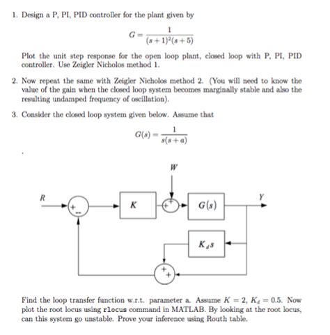 pid controller design using root locus matlab