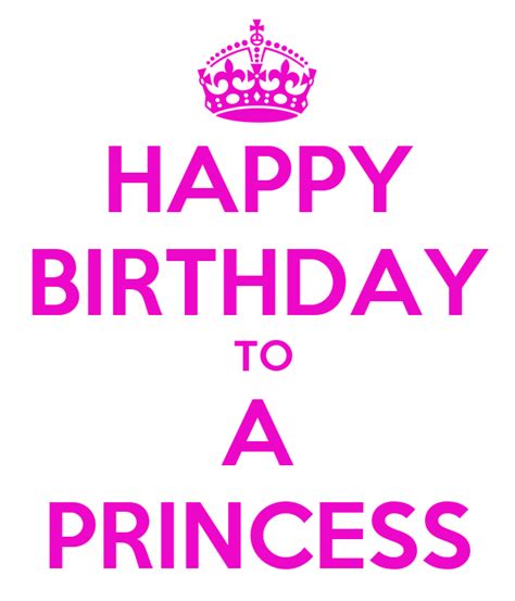 Happy Birthday To A Princess Poster Starsonic Keep Calm O Matic