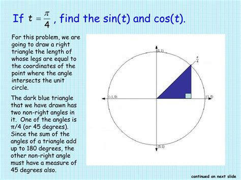 Ppt Trigonometric Functions The Unit Circle Powerpoint Presentation Fdd