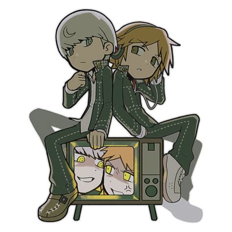 Narukami Yuu Hanamura Yousuke Shadow Yousuke And Shadow Yu Persona