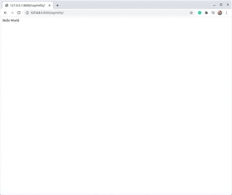 django hello world app getting started with django askpython