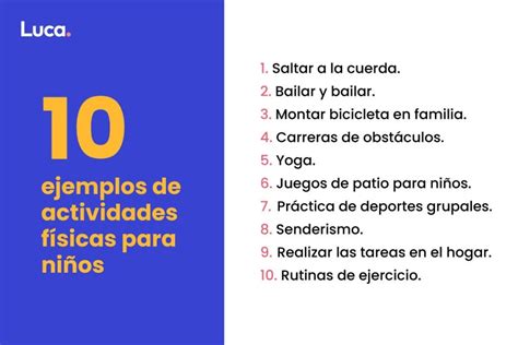 Actividades Físicas Para Niños ¡perfectas Para Proteger Su Salud