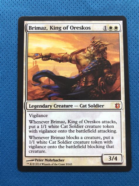 Brimaz King Of Oreskos Born Of The Gods Mtg Proxy Magic The Gathering