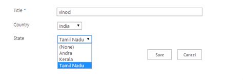 two level cascading drop down in sharepoint 2013 using spservices