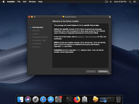 how to install python on mac