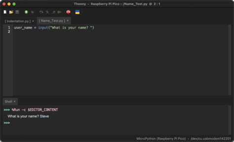micropython basics while loop operators and user input be on the