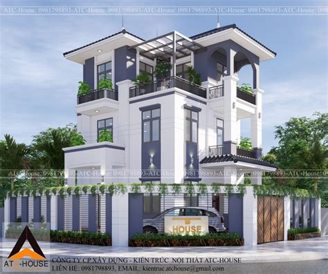 Cập Nhật Hơn 100 Mẫu Nhà Biệt Thự 3 Tầng đẹp Mới Nhất Tin Học Đông Hòa