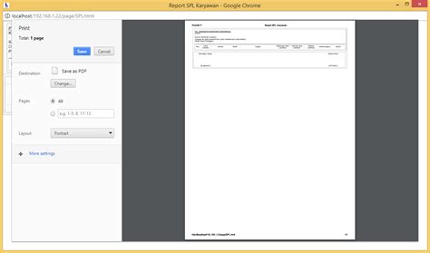 print table in javascript