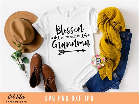 Blessed To Be Called Grandma Svg Blessed Grandma Svg Blessed Etsy