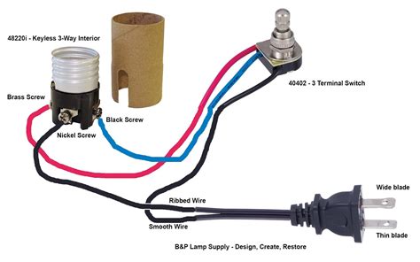 How To Wire A Lamp Switch 3 Terminal Socket