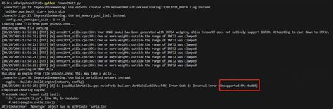 tensorrt sm 0x809 error tensorrt nvidia developer forums