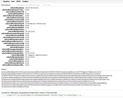 jquery ajax call syntaxerror json parse unexpected end