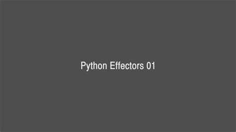 python effectors 01 python tutorial incoming call