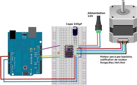 controlling stepper motor with a drv8825 driver