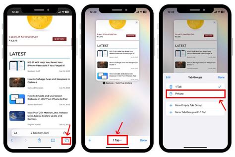 How To Go Incognito In Safari On Iphone Ipad And Mac Beebom