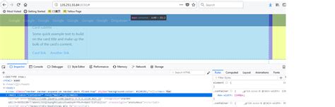 html bootstrap main container eclipsed by navbar stack