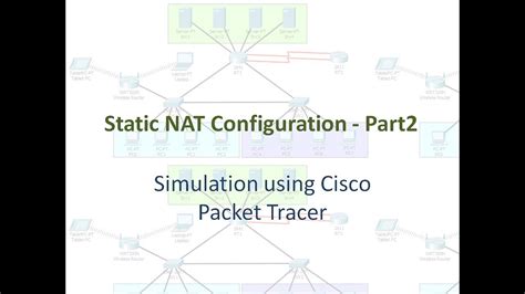 static nat configuration using cisco packet tracer part2