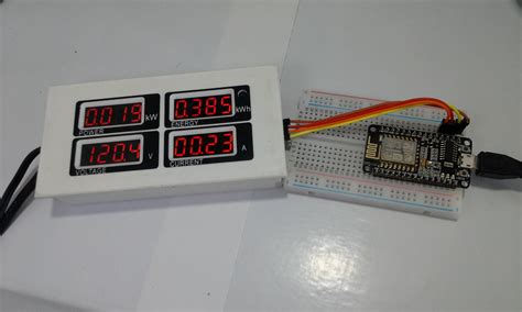meter pzem 004 esp8266 and platform iot blynk app pdacontrol