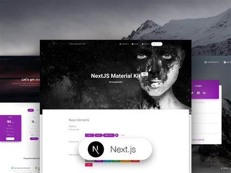 nextjs material kit by creative tim
