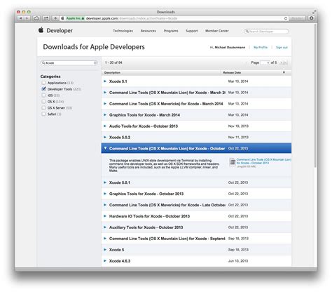 c how to install command line tools for xcode 5 0 2 in osx