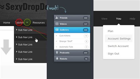 drop down menu 20 helpful tutorial to create menu with javascript and