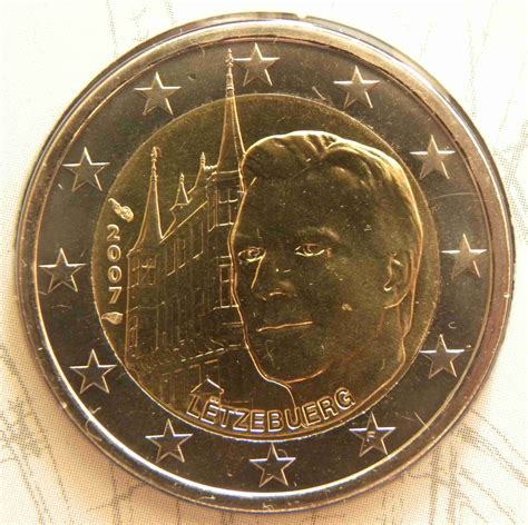 Luxembourg 2 Euro Commémorative 2007 Palais Grand Ducal Pieces Euro