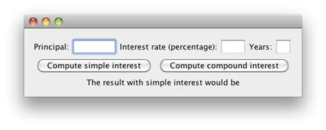 user interface question about making a java gui of a