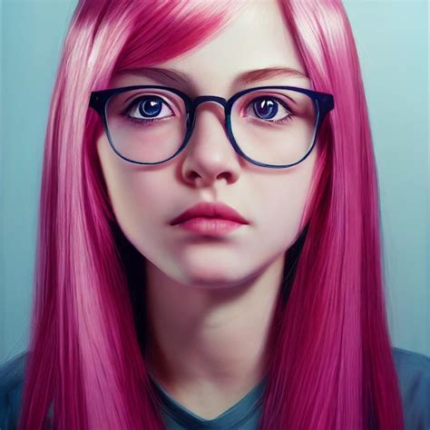 Premium Photo Beautiful Ginger Woman Portrait Closeup Illustration