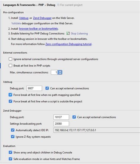 phpstorm debugging not working ides support intellij platform