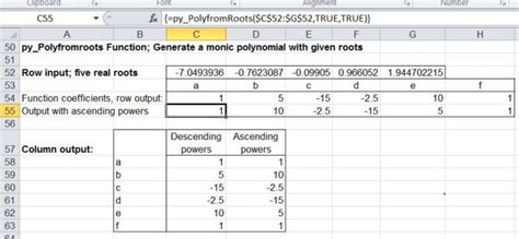 python for vba users 5 using built in numpy functions