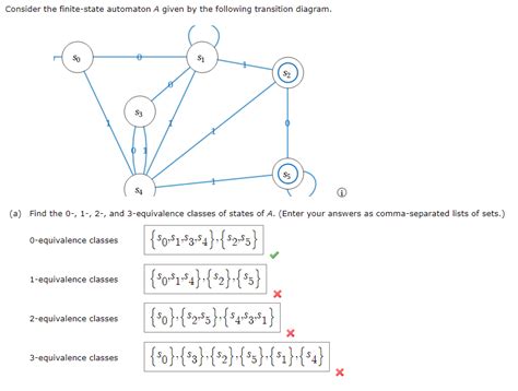 Solved Consider The Finite State Automaton A Given By The