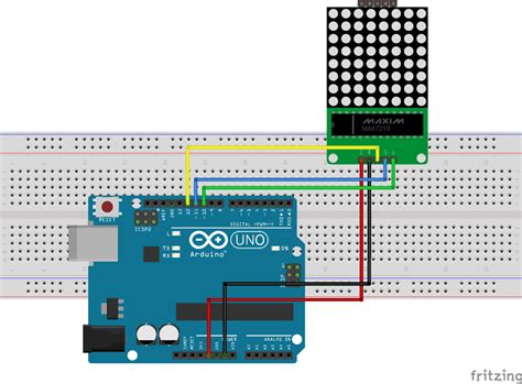 driving an 8x8 64 led matrix with max7219 or max7221