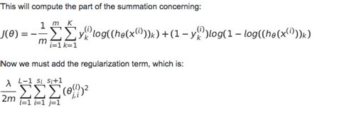 numpy implement cost function of neural network week 5 coursera