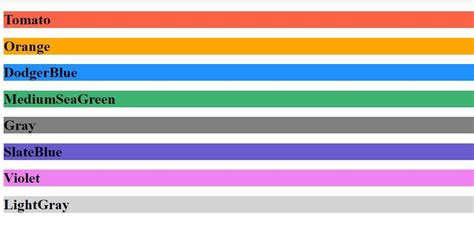 background color html css