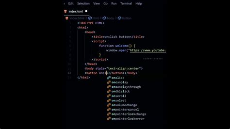button onclick tag in html html coding programming html css