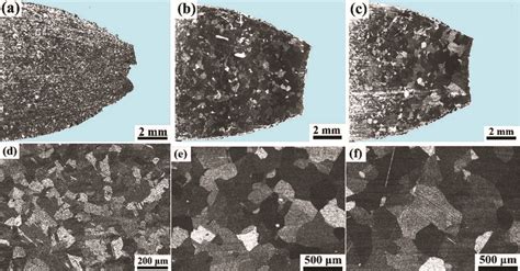 The Macrostructure And Microstructure Of The Longitudinal Sections Near