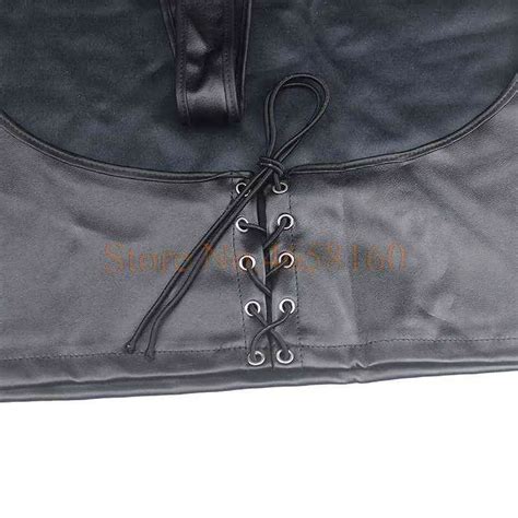 Sexy Lingeries For Women Pu Leather Mooning Spanking Skirt With Thong