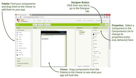 02 designer and blocks editor overview learn creating android apps
