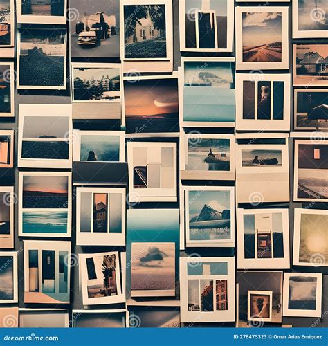 422 Retro Polaroid Photos A Vintage And Nostalgic Background Featuring