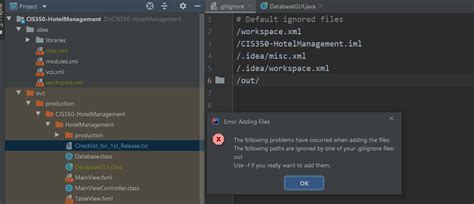 how to specify which files to ignore when switching between branches