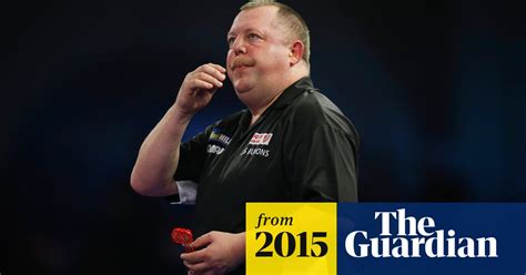 mervyn king survives first round scare in world darts championship