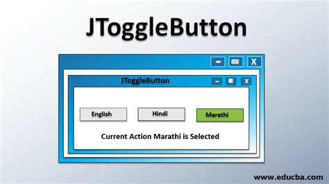 jtogglebutton constructors and methods of jtogglebutton
