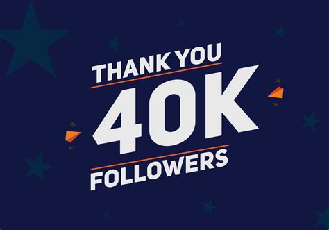 40k Followers Thank You Colorful Celebration Template Social Media