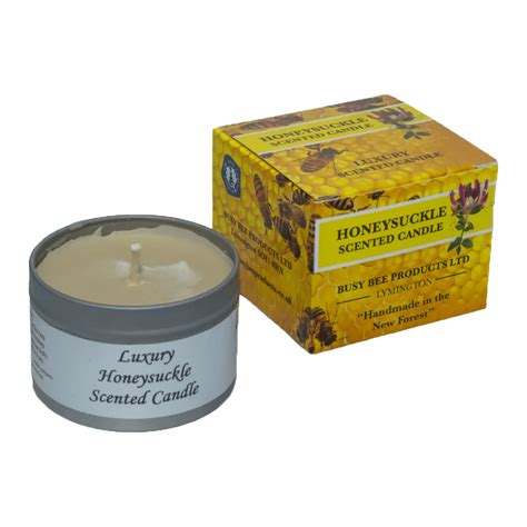 Honeysuckle Scented Candle Busy Bee Products Ltd