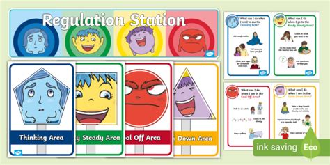 Regulation Station Display Pack Teacher Made