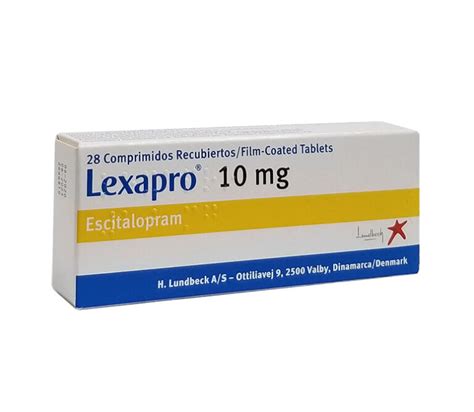 Lexapro 10mg Comprimidos Farmaciard